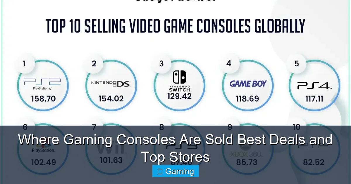 Where Gaming Consoles Are Sold Best Deals and Top Stores | Gadget ...